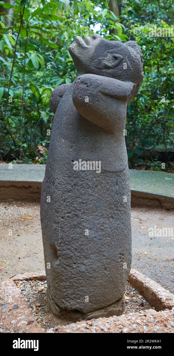 The outdoor museum of Parque Museo La Venta in Tabasco, Mexico ...