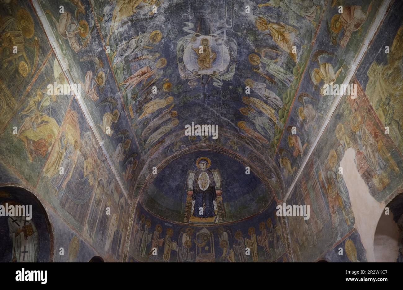 The beautiful Church of St. Sophia in Ohrid, North Macedonia Stock ...