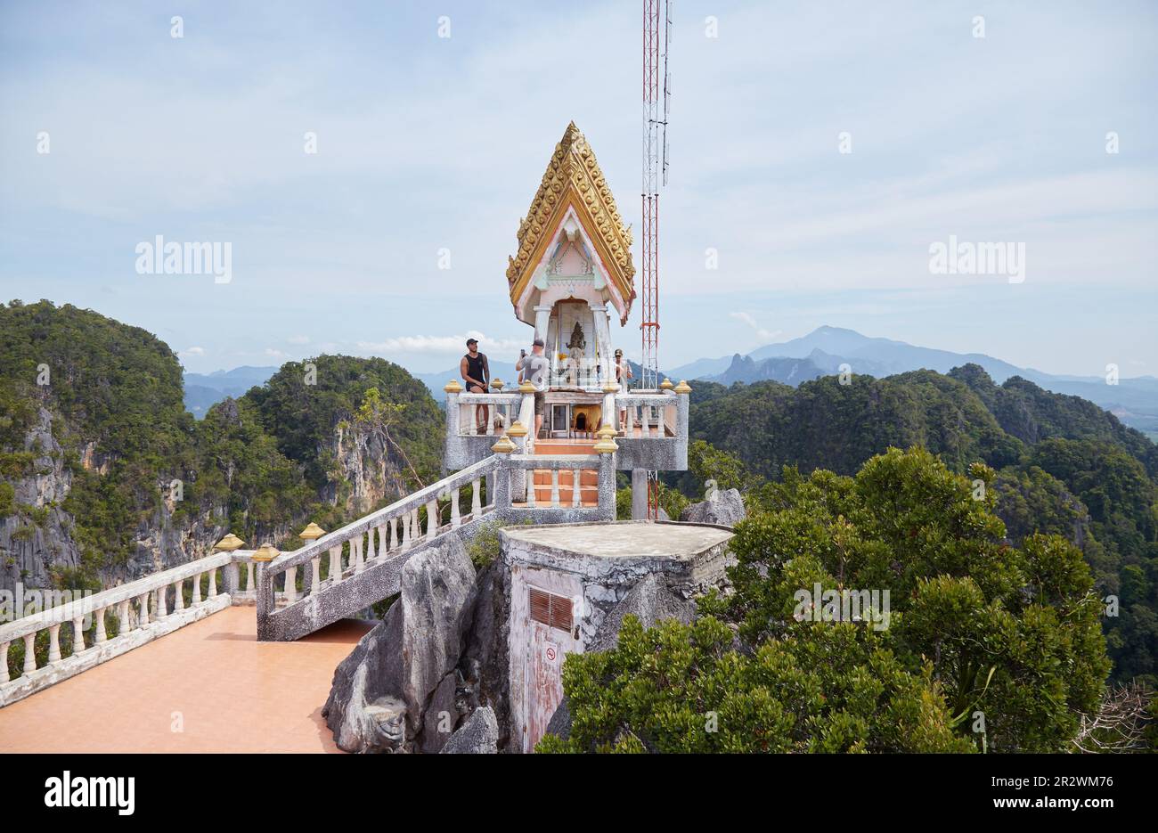 The majestic Tiger Cave Temple of Krabi, Thailand, home to caves ...