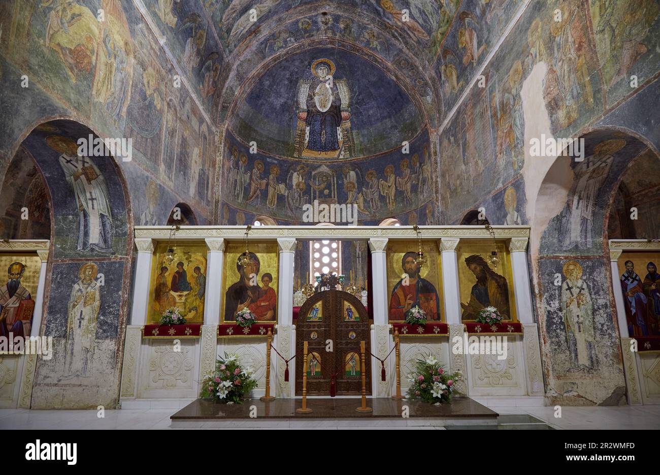 The beautiful Church of St. Sophia in Ohrid, North Macedonia Stock ...