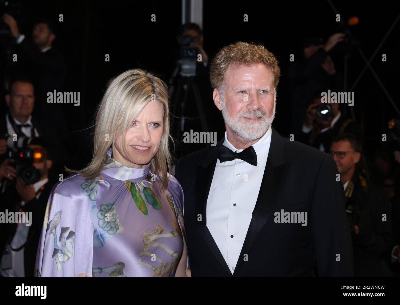 Cannes, France. 20th May, 2023. Viveca Paulin and Will Ferrell attend ...