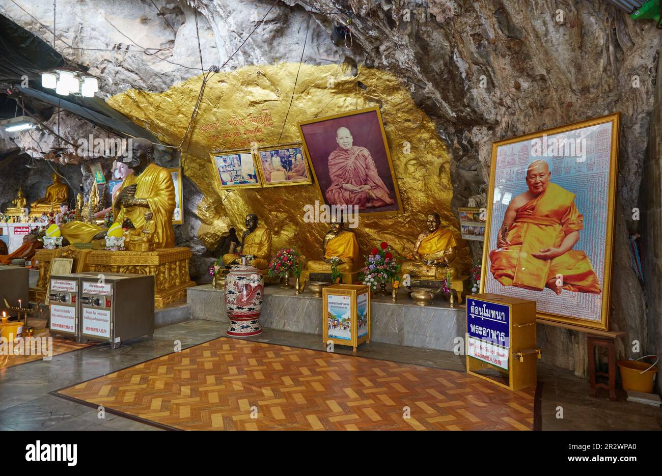 The majestic Tiger Cave Temple of Krabi, Thailand, home to caves ...