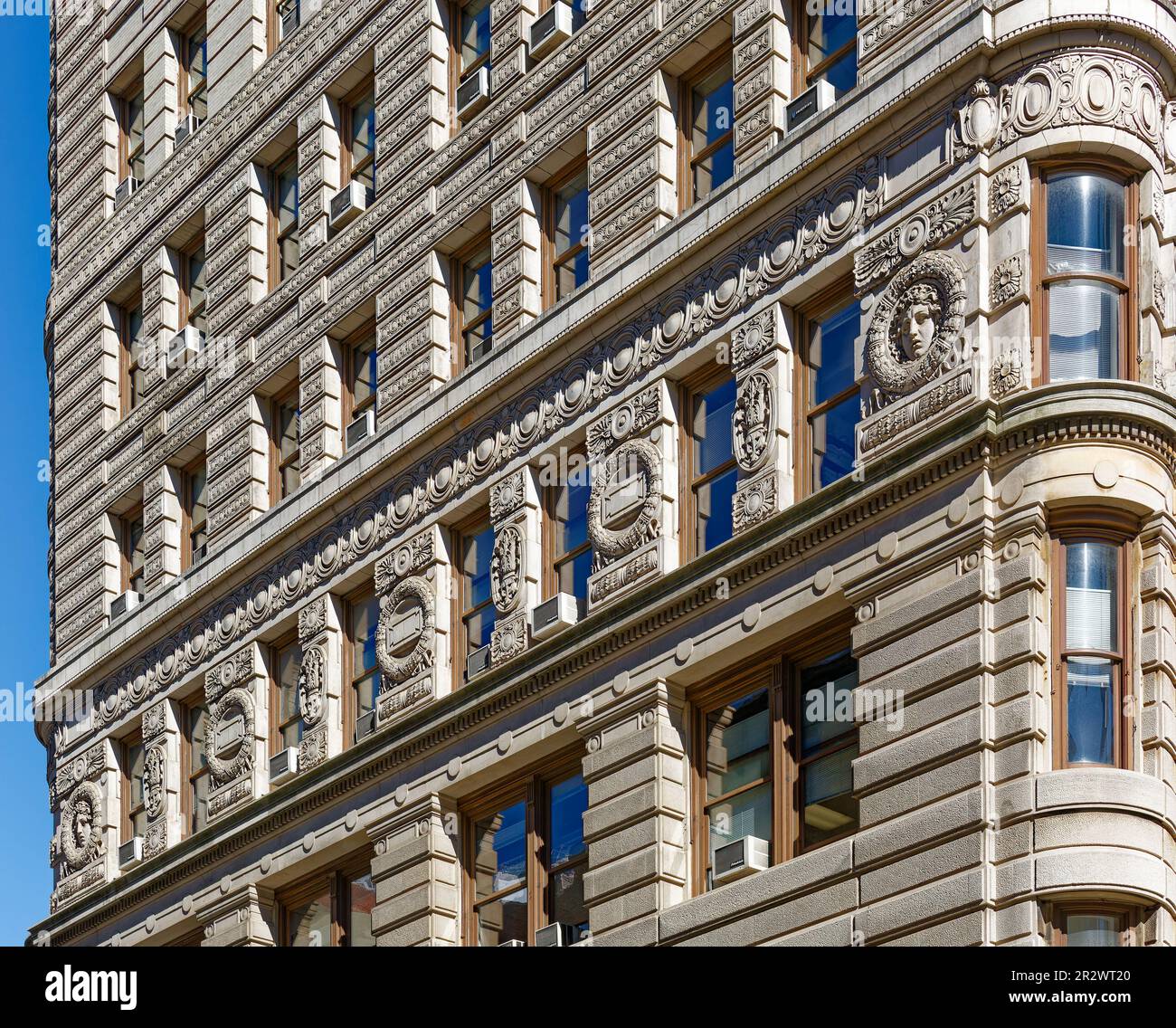 Flatiron Building is a NYC icon, distinctive for its rich terra cotta ...