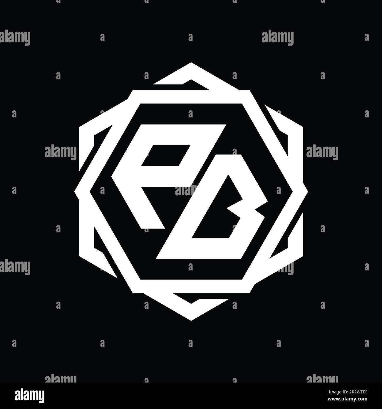 Pb gaming logo hi-res stock photography and images - Alamy