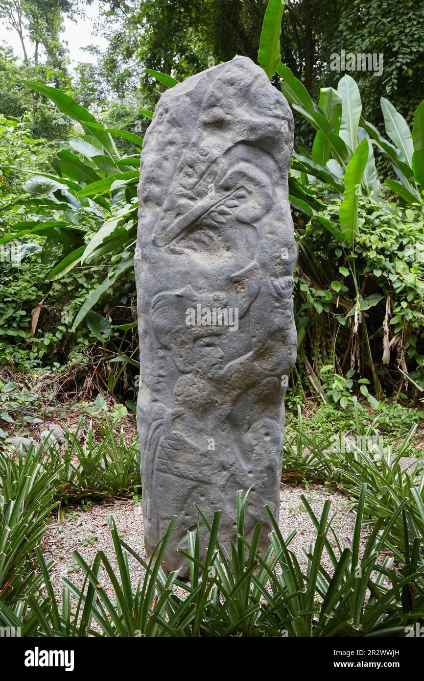 The outdoor museum of Parque Museo La Venta in Tabasco, Mexico ...