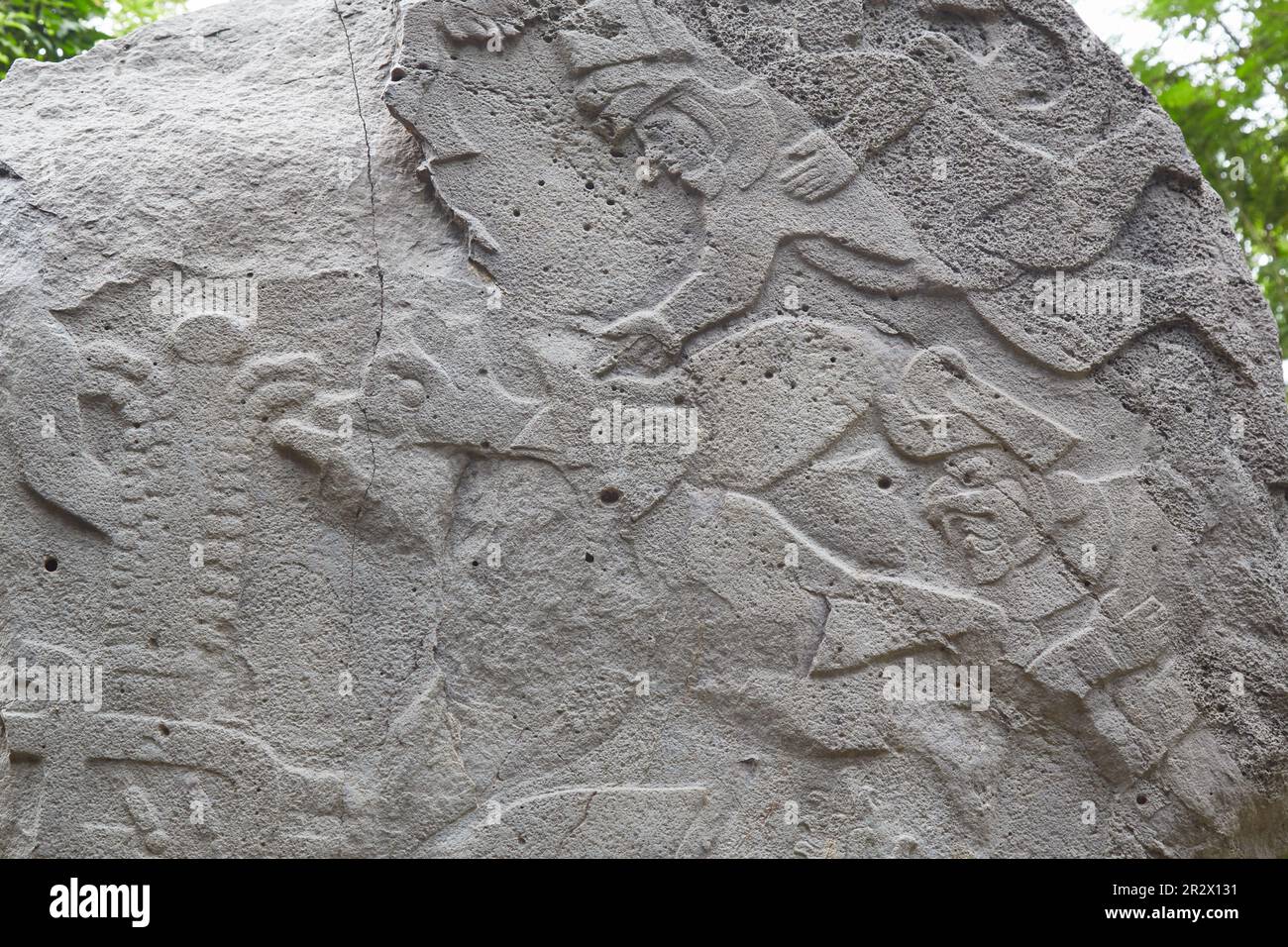 The outdoor museum of Parque Museo La Venta in Tabasco, Mexico ...