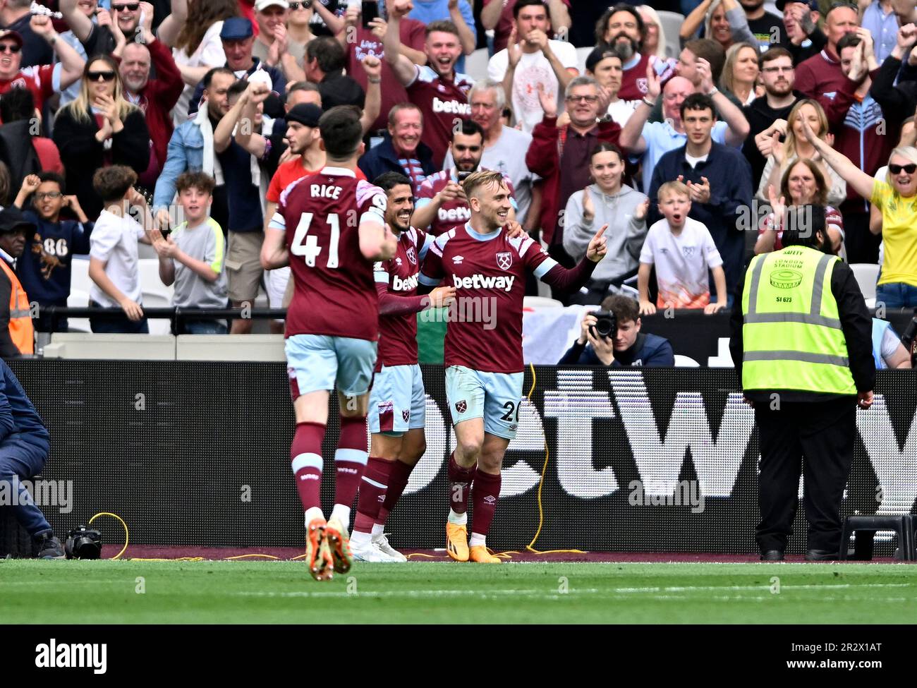 Jarrod bowen west ham premier 2023 goal hi-res stock photography and ...