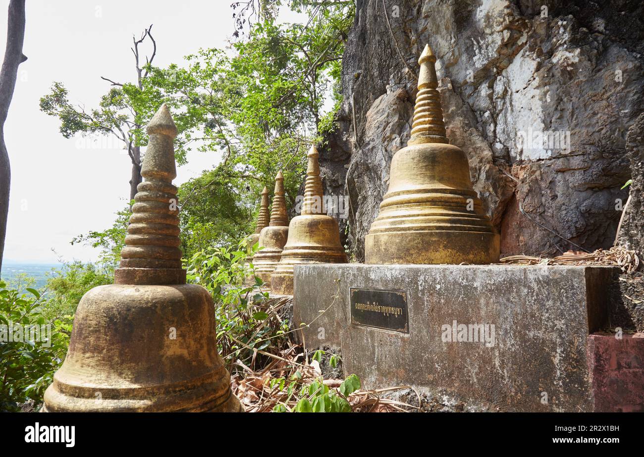The majestic Tiger Cave Temple of Krabi, Thailand, home to caves ...