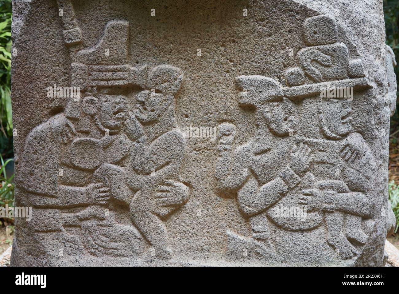The outdoor museum of Parque Museo La Venta in Tabasco, Mexico ...