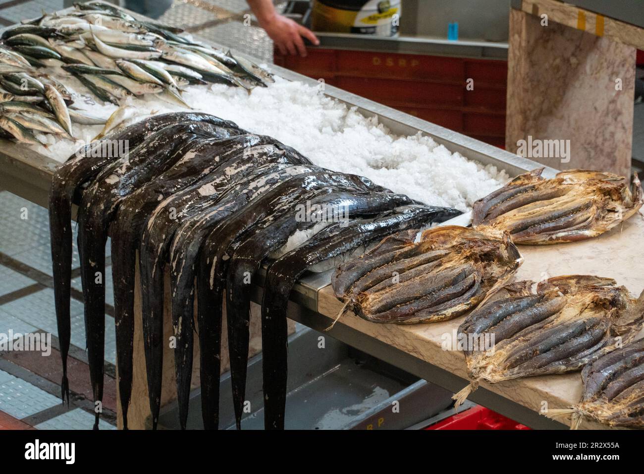 fish factory process seafood industry food production Stock Photo - Alamy