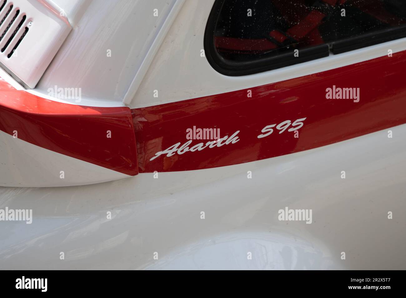 Bordeaux , Aquitaine France - 05 01 2023 : Fiat 500 abarth 595 retro ...