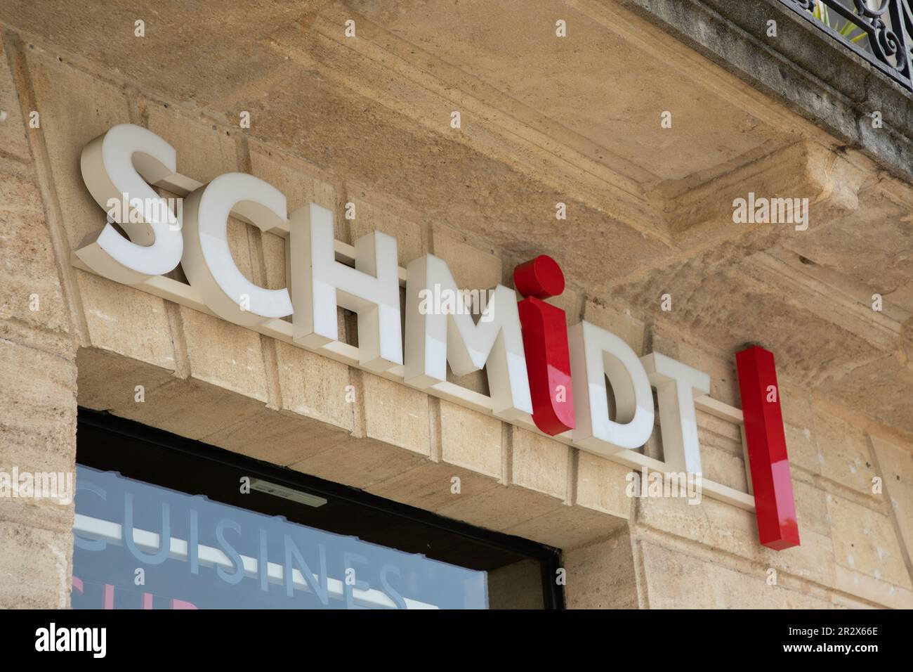 Bordeaux , Aquitaine France - 05 09 2023 : schmidt logo brand wall ...