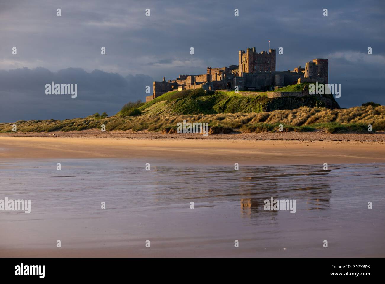 Bamburgh Castle one of the most iconic castles in the UK with its ...