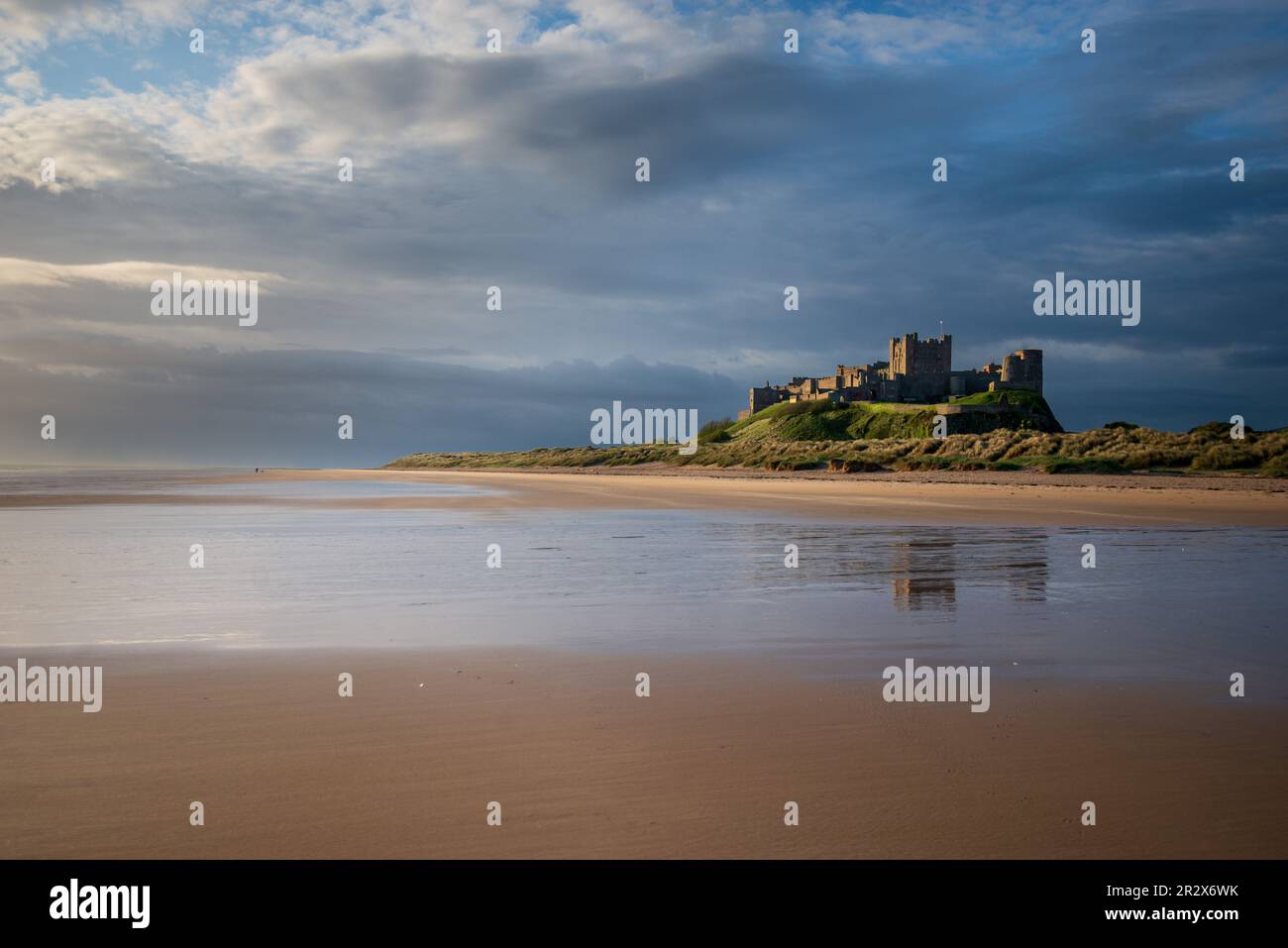 Bamburgh Castle one of the most iconic castles in the UK with its ...