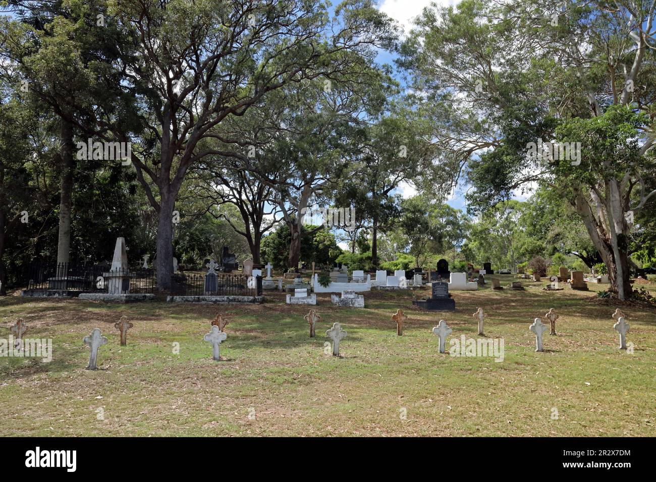 Cemetery with many graves from 19th century plague outbreak North ...