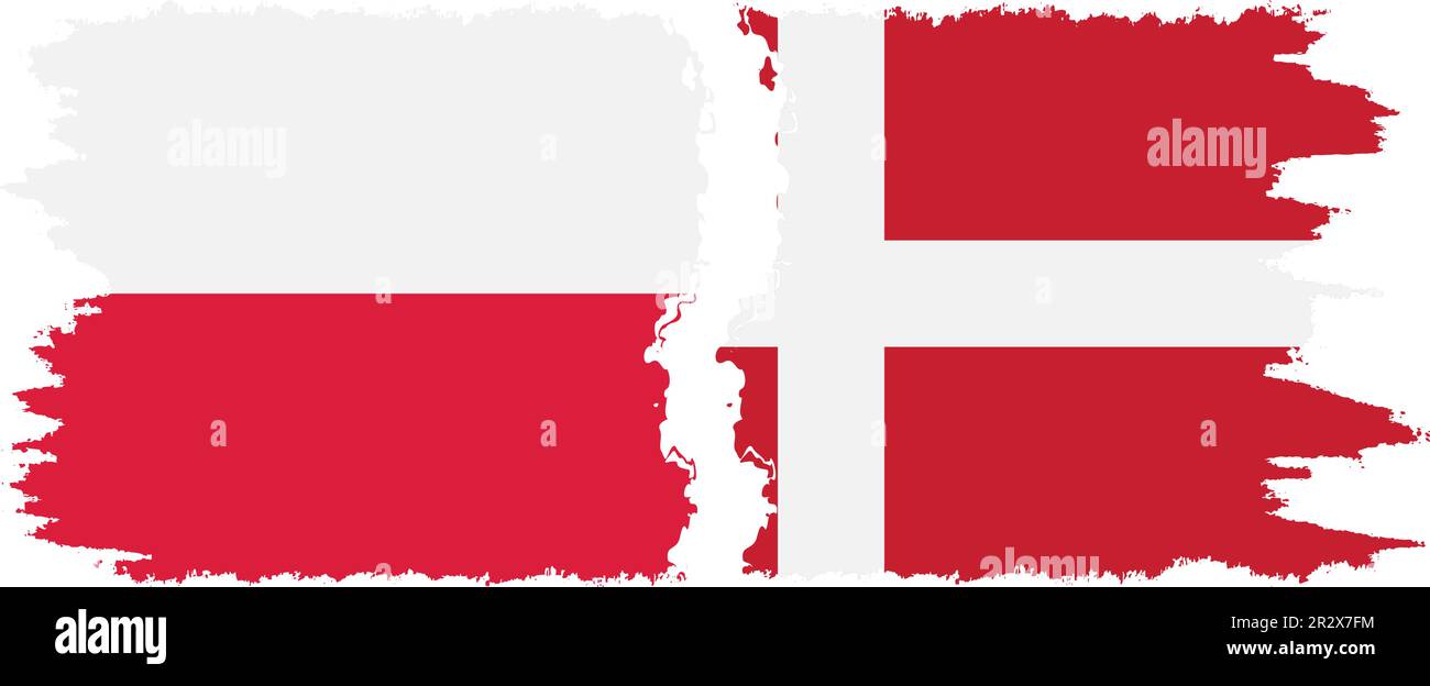 Denmark poland flag Stock Vector Images - Alamy