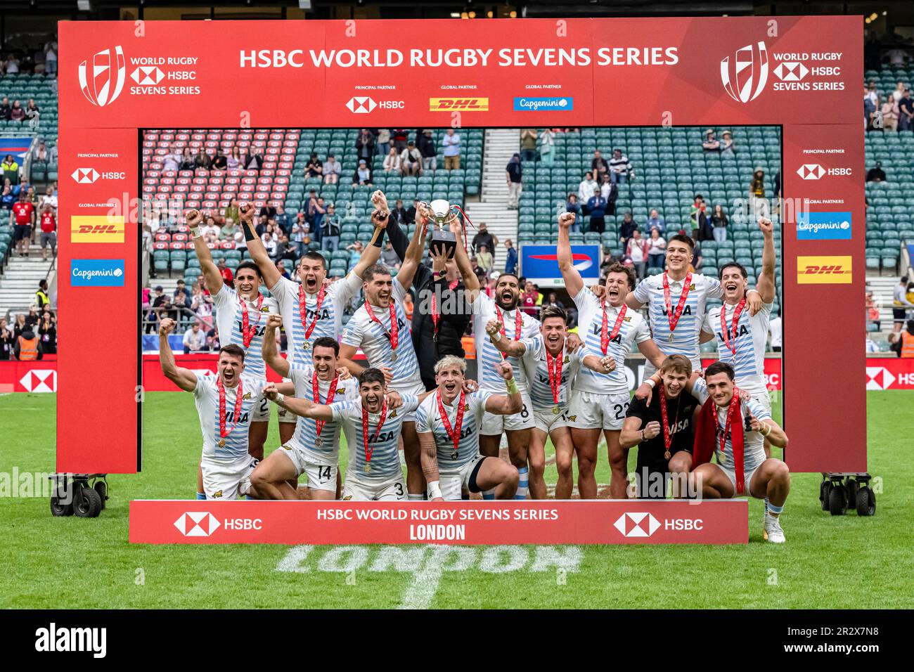 LONDON, UNITED KINGDOM. 21st, May 2023. Argentina celebrate after ...