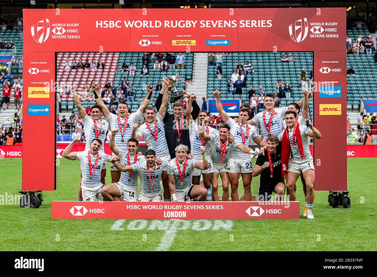 LONDON, UNITED KINGDOM. 21st, May 2023. Argentina celebrate after ...