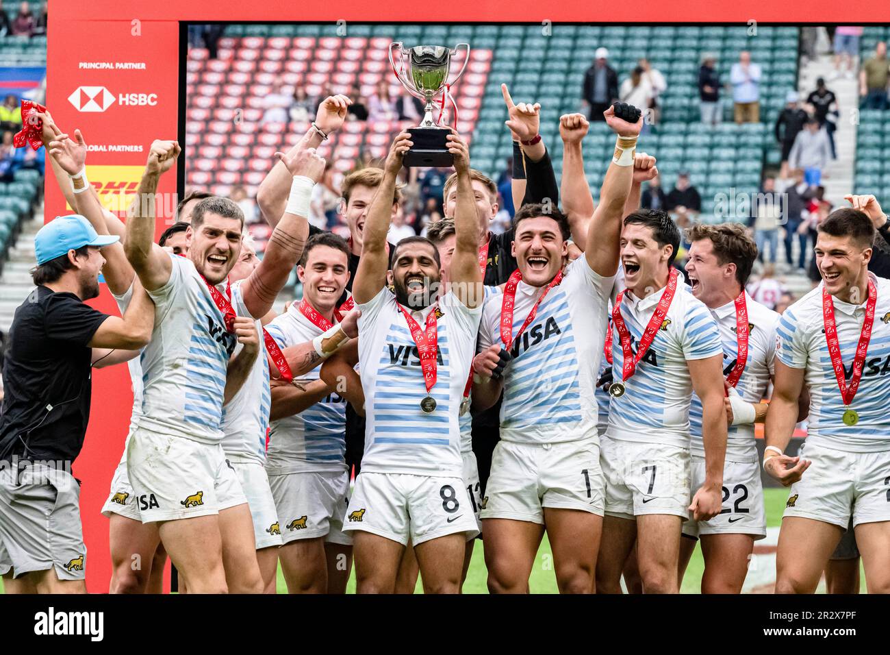 LONDON, UNITED KINGDOM. 21st, May 2023. Argentina celebrate after ...