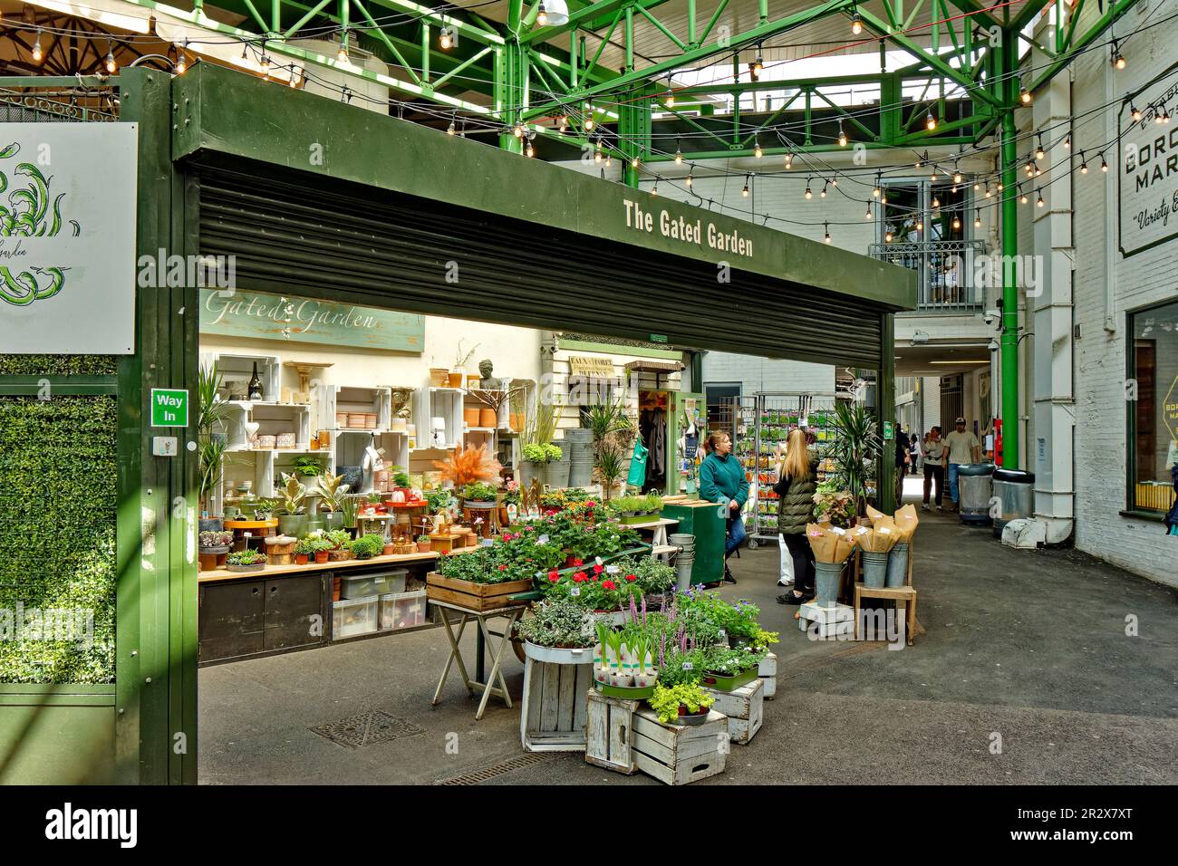 London Southwark Borough Market wholesale and retail food market the ...