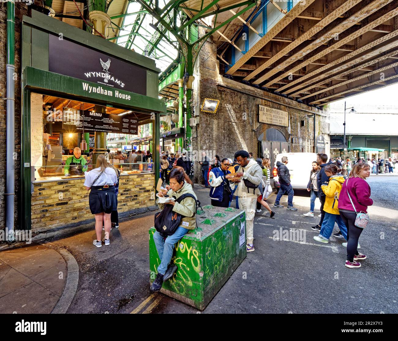 London Southwark Borough Market wholesale and retail food market ...