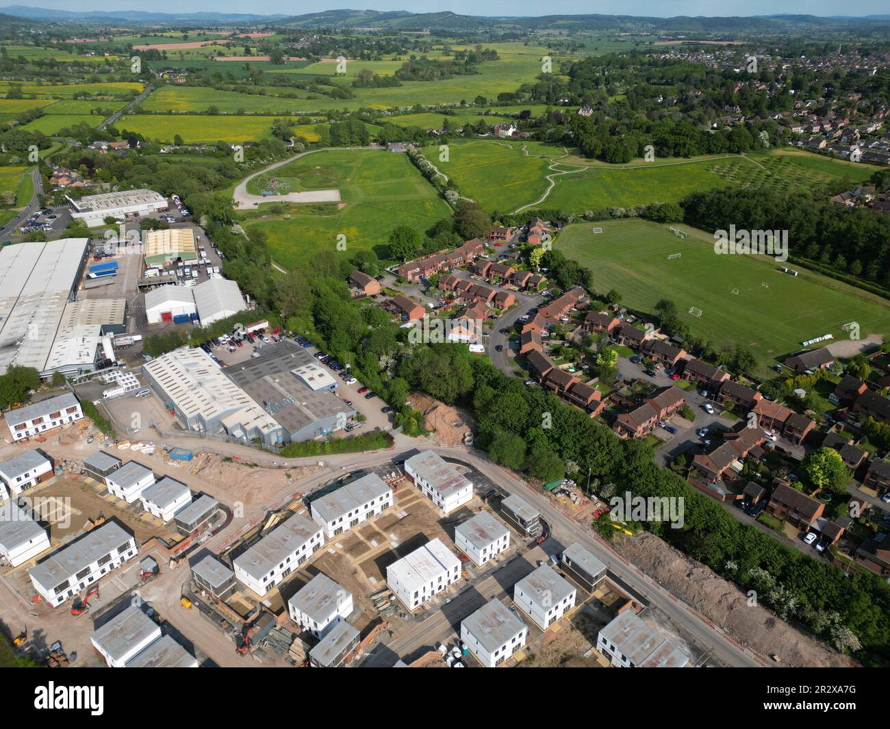 Hereford UK - modular housing construction site of 120 affordable rent ...
