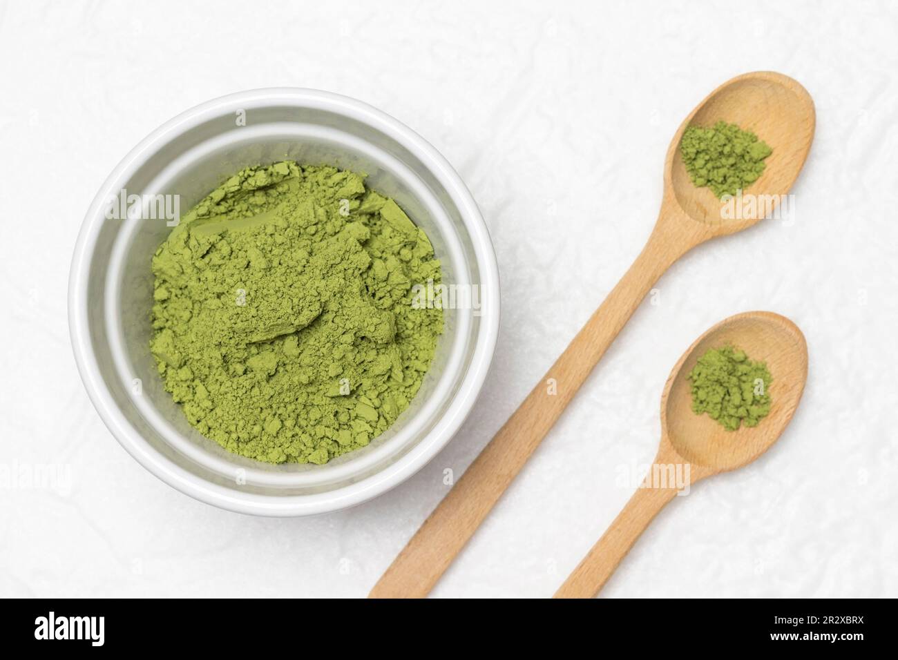 Matcha tea powder in a bowl hi-res stock photography and images - Alamy