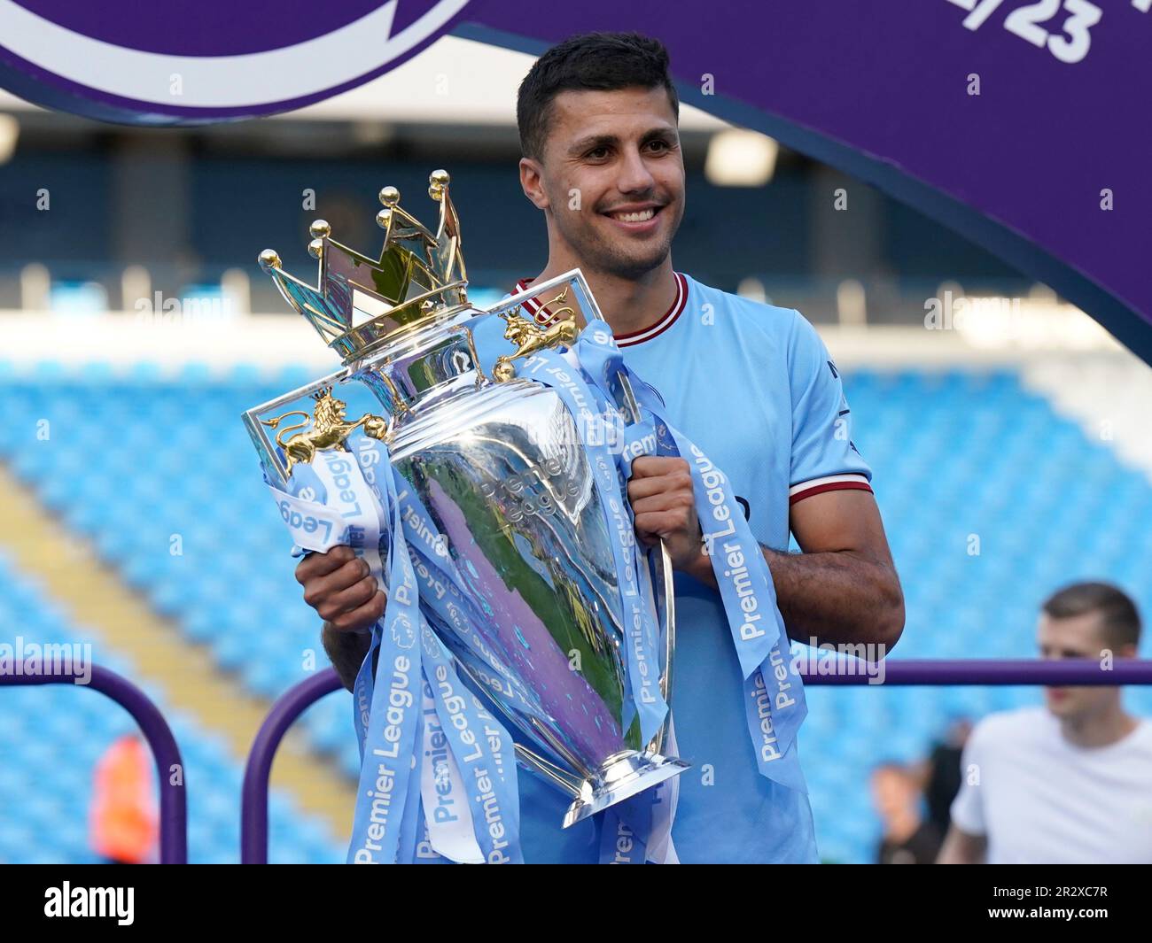 Manchester, UK. 21st May, 2023. Rodri of Manchester City with the ...