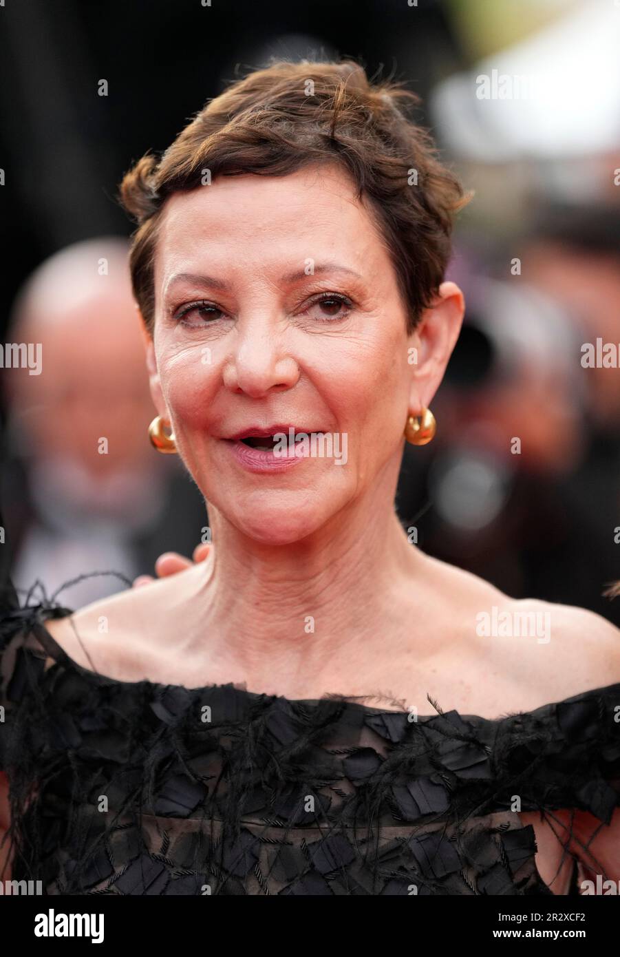 Producer Gabrielle Tana poses for photographers upon arrival at the ...