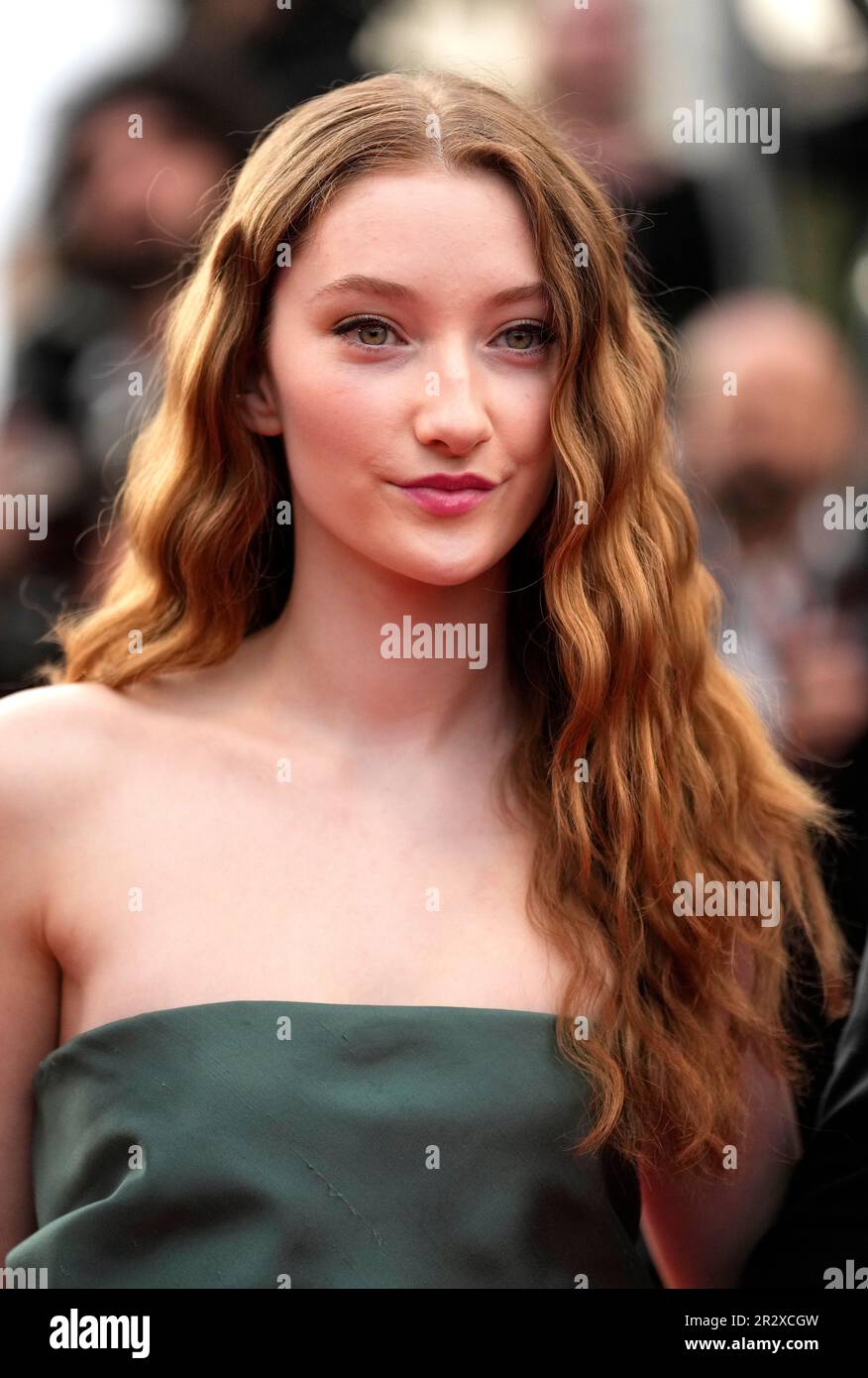 Junia Rees poses for photographers upon arrival at the premiere of the ...