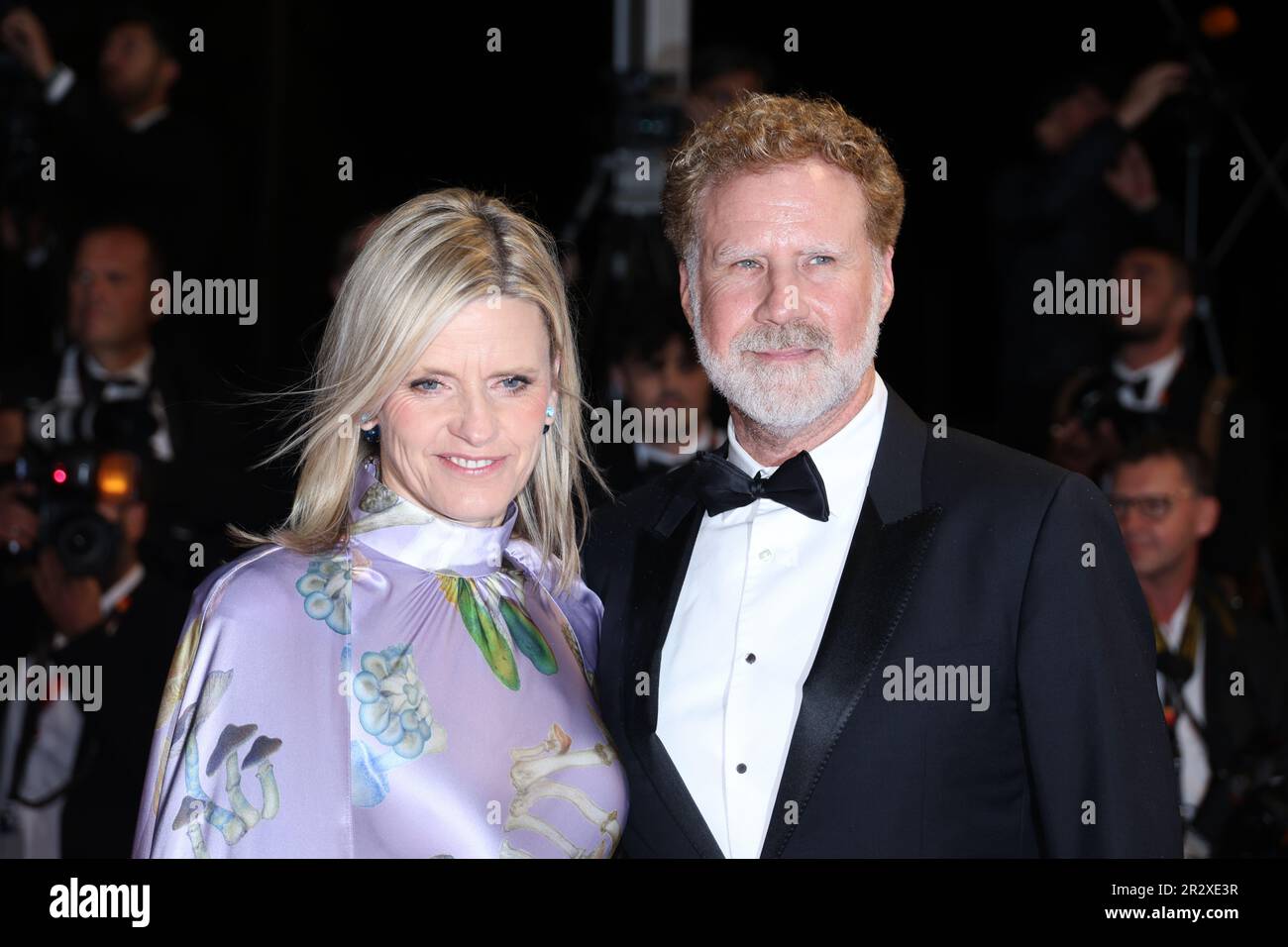 Cannes, France. 21st May, 2023. Viveca Paulin and Will Ferrell attend ...
