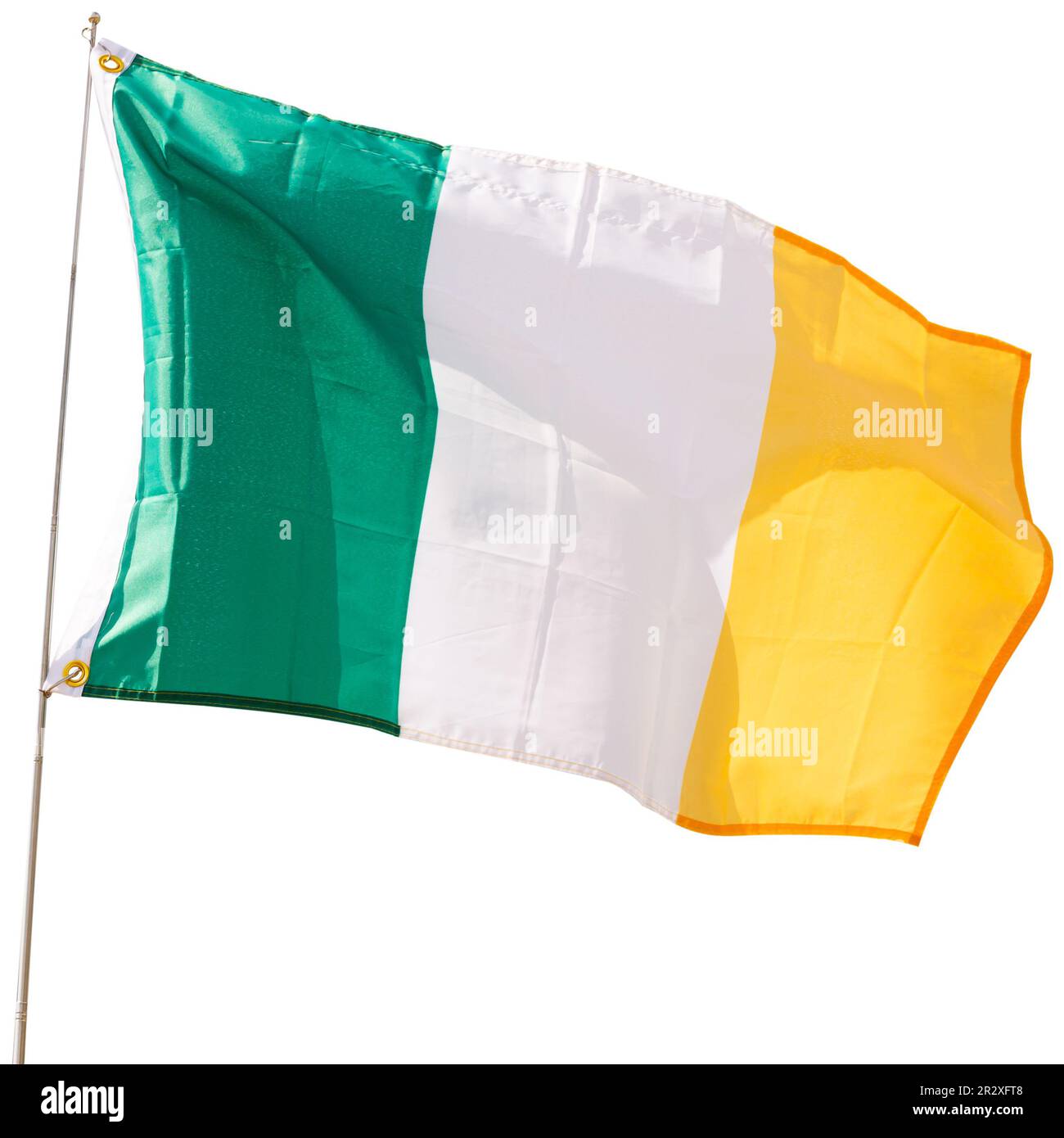 Flag of Ireland on background of factory Stock Photo - Alamy