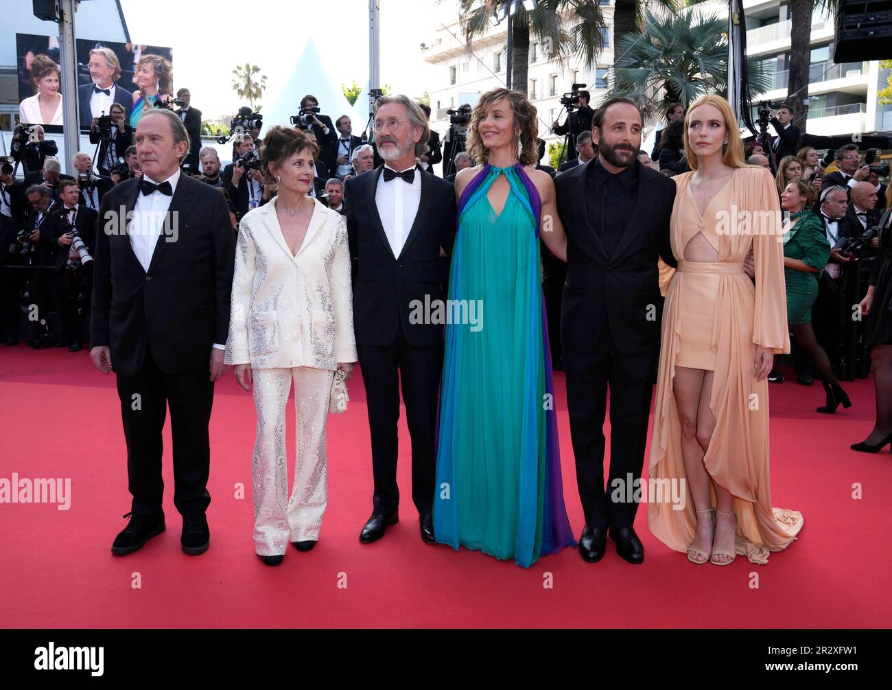 Andre Marcon, from left, Anouk Grinberg, Martin Provost, Cecile de ...