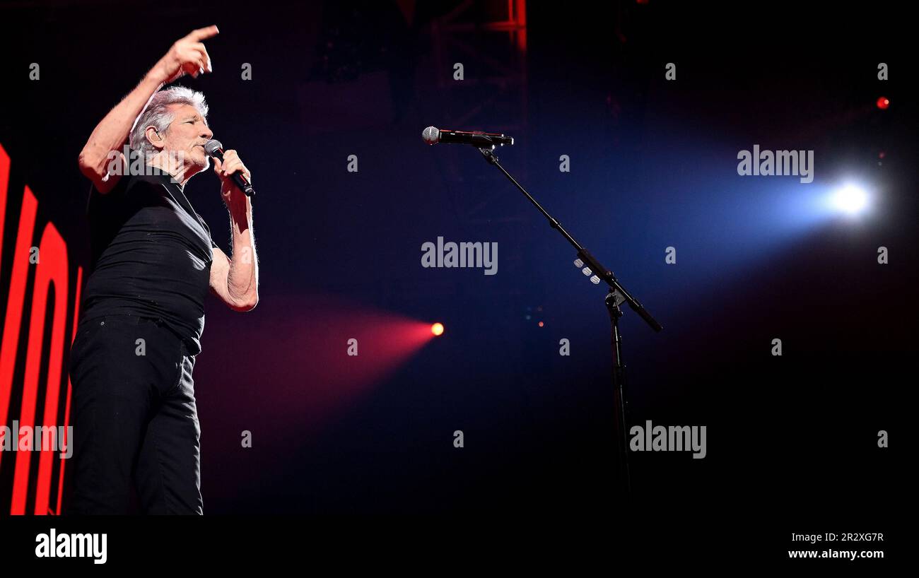 Munich, Germany. 21st May, 2023. Pink Floyd co-founder Roger Waters ...