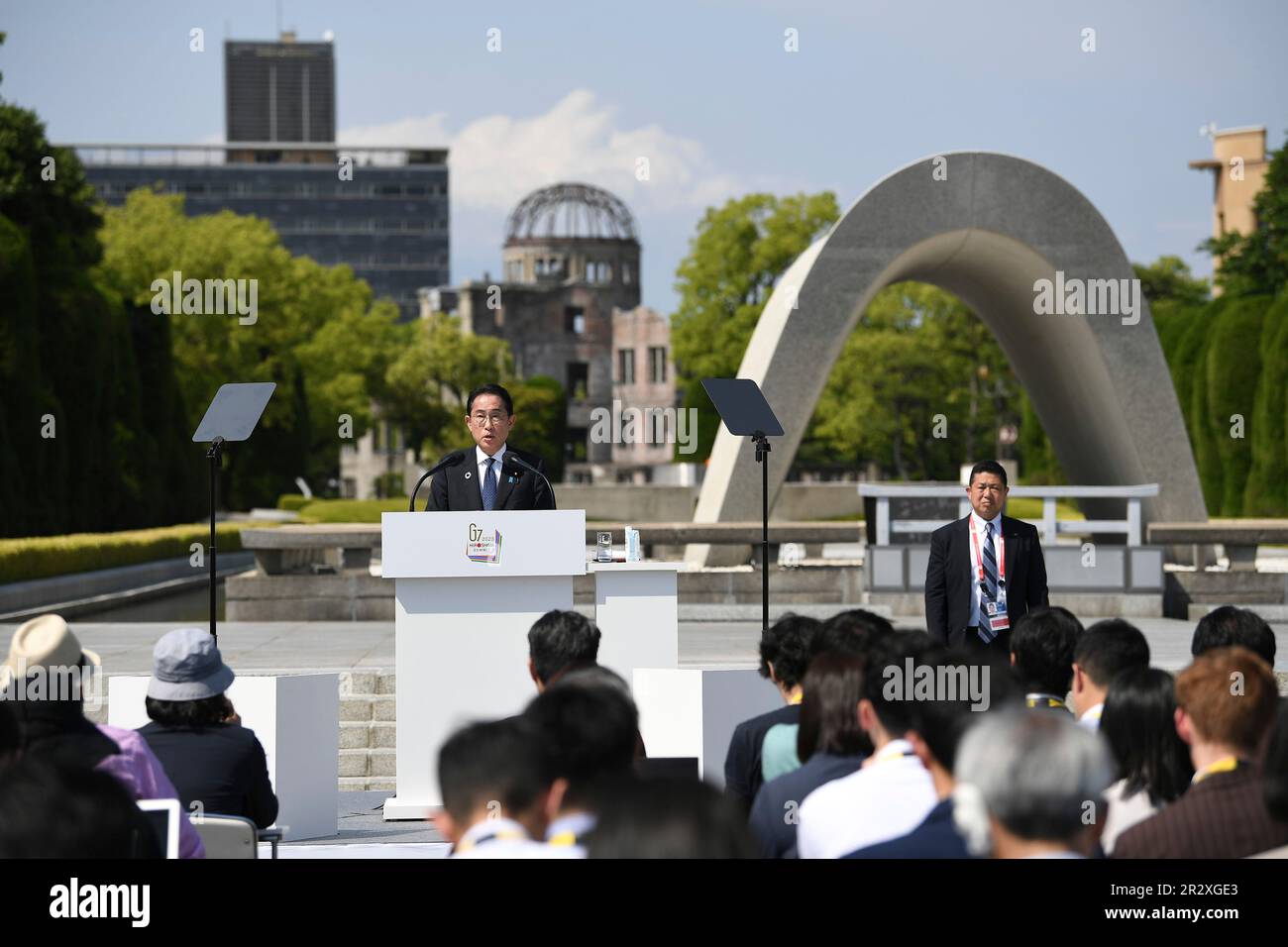 Hiroshima, Japan. 21st May, 2023. Japanese Prime Minister Fumio Kishida ...