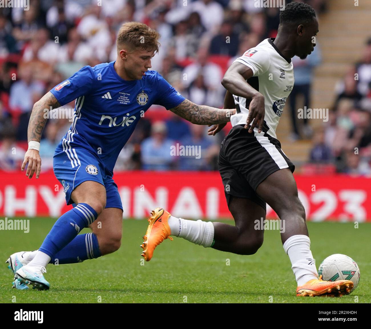 WEMBLEY, ENGLAND - MAY 21: Halifax's Jamie Cooke during the Isuzu FA ...