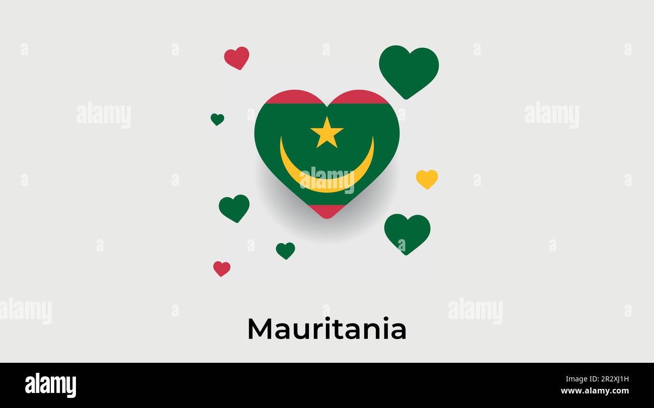 Mauritania national flag hi-res stock photography and images - Alamy