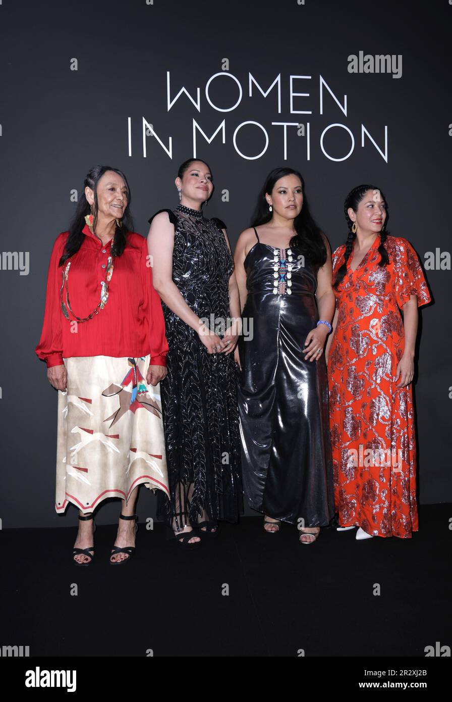 Tantoo Cardinal, from left, Cara Jade Myers, Janae Collins, and Jillian ...