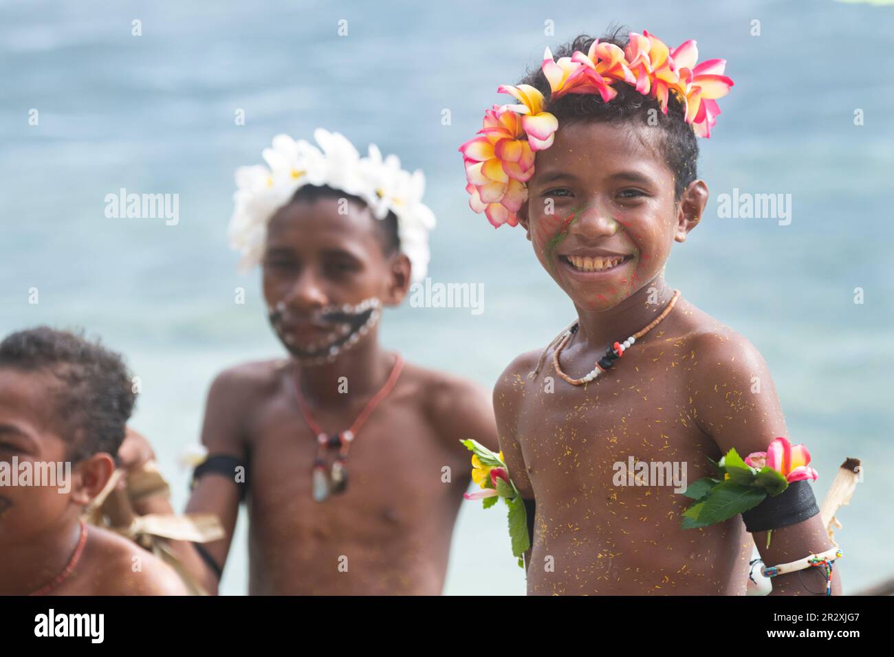 Papua New Guinea, Trobriand Islands, Milne Bay Province, Kuiawa Island ...