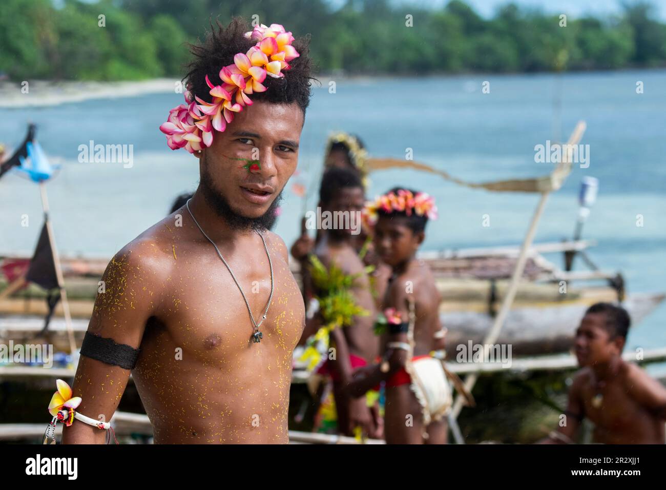 Papua New Guinea, Trobriand Islands, Milne Bay Province, Kuiawa Island ...