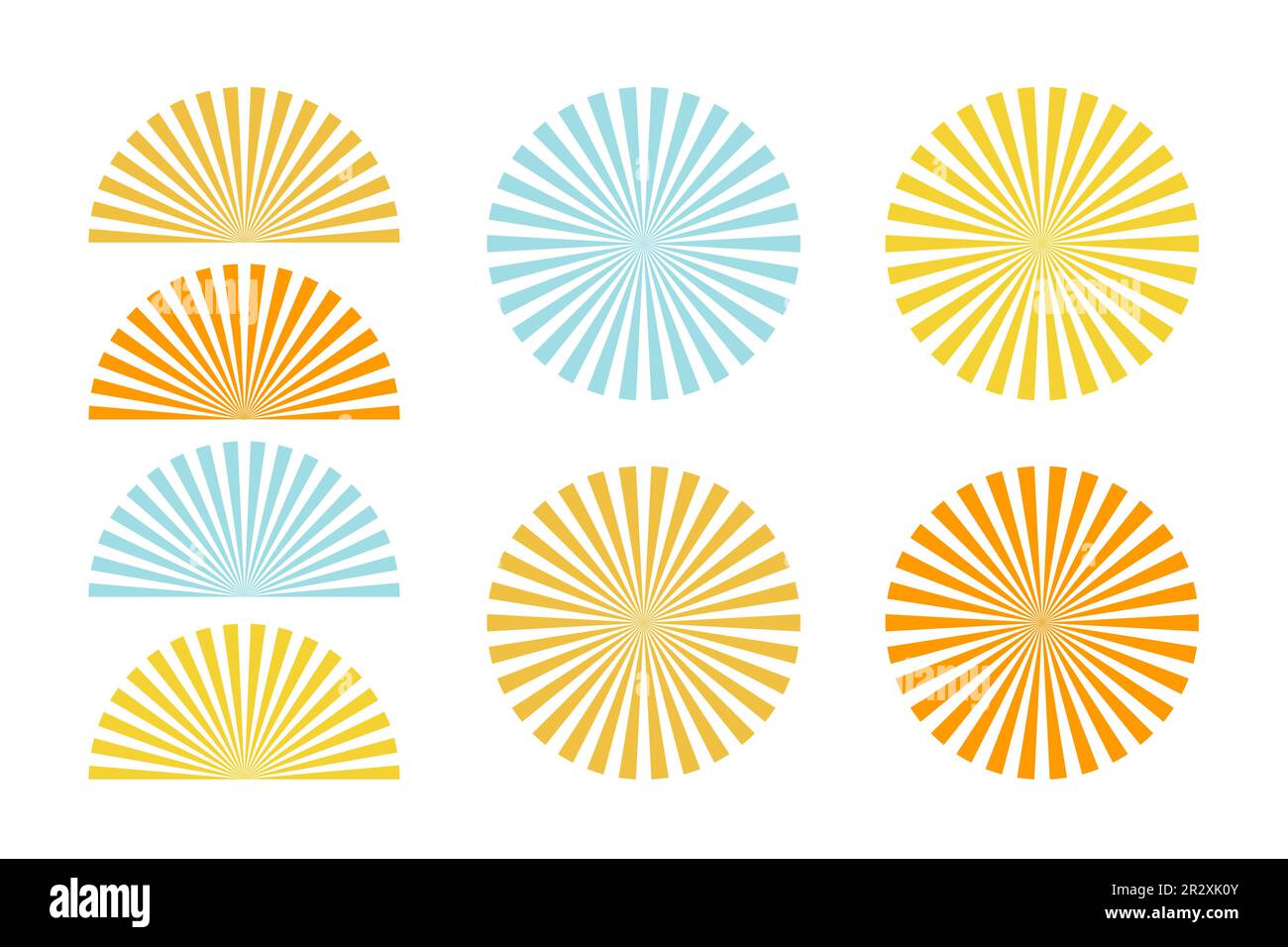 Bursting rays sunrise. Radial sun burst vector illustration Stock ...