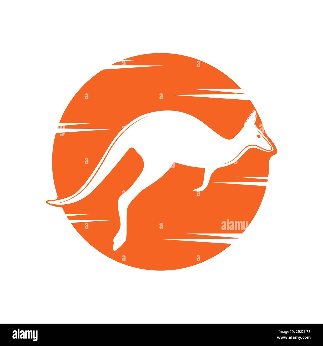 Jumping Kangaroo Logo