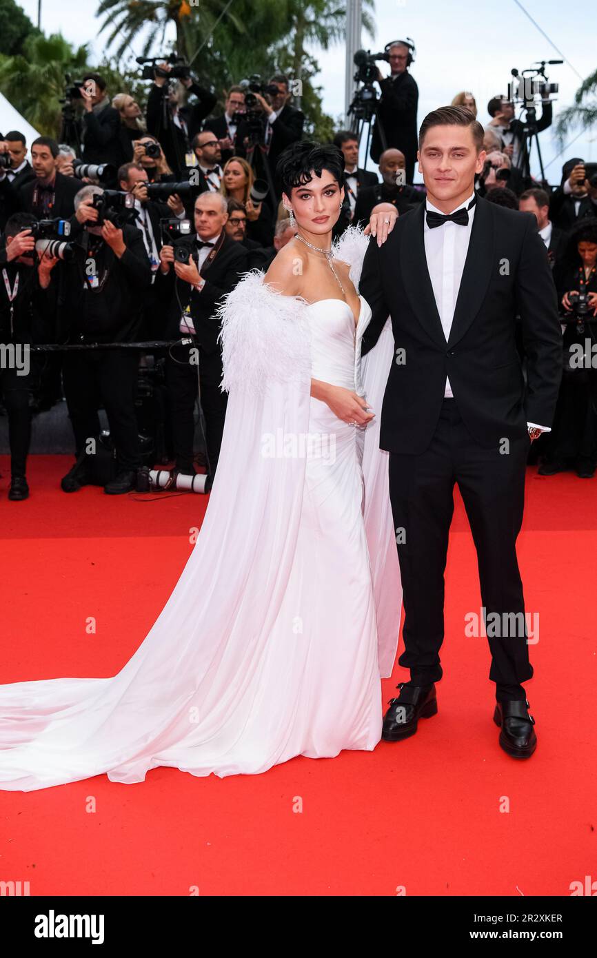 Grace Elizabeth, Nicolas Krause 76th Cannes Film Festival Red Carpet of ...