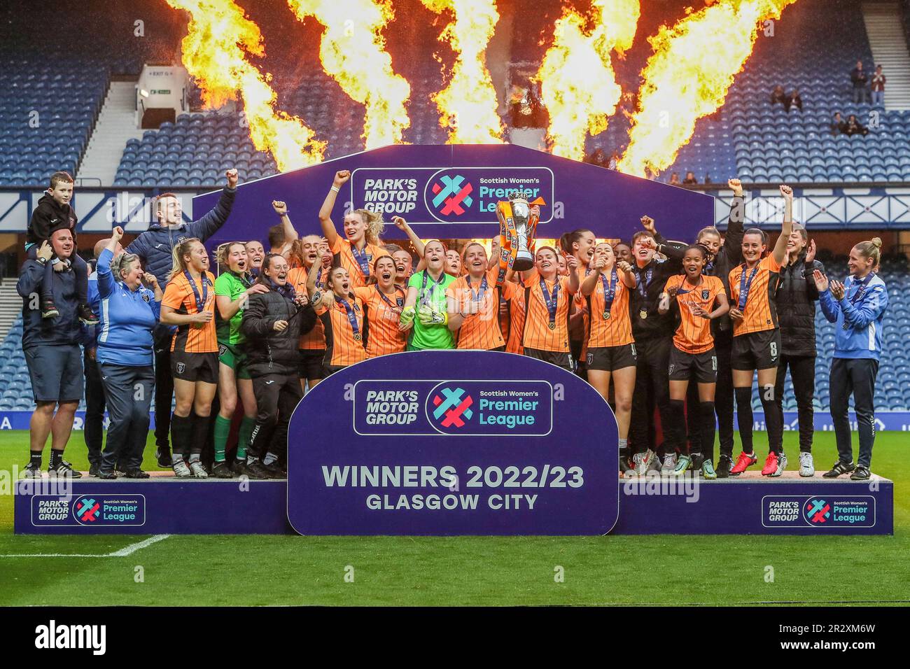 Glasgow, UK. 21st May, 2023. Glasgow City won by one goal, scored by ...