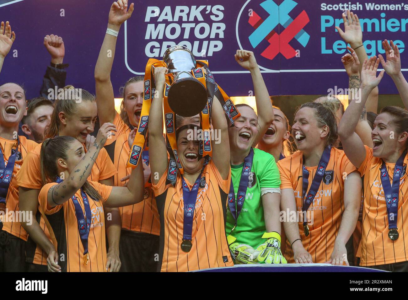 Glasgow, UK. 21st May, 2023. Glasgow City won by one goal, scored by ...