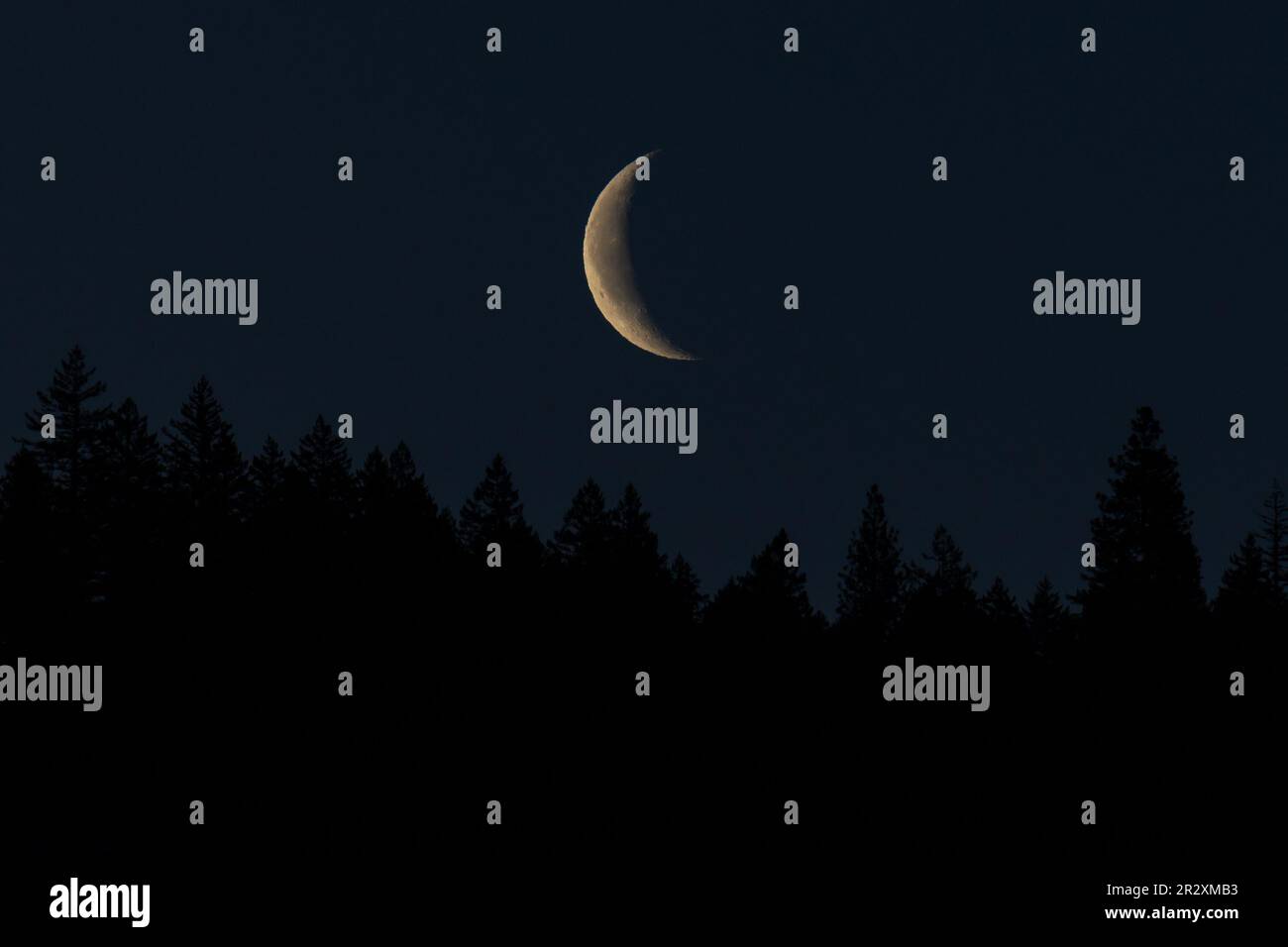 Waning crescent moon phase hi-res stock photography and images - Alamy