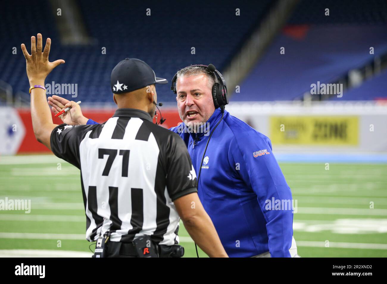 DETROIT, MI - MAY 21: New Orleans Breakers head coach John DeFilippo ...