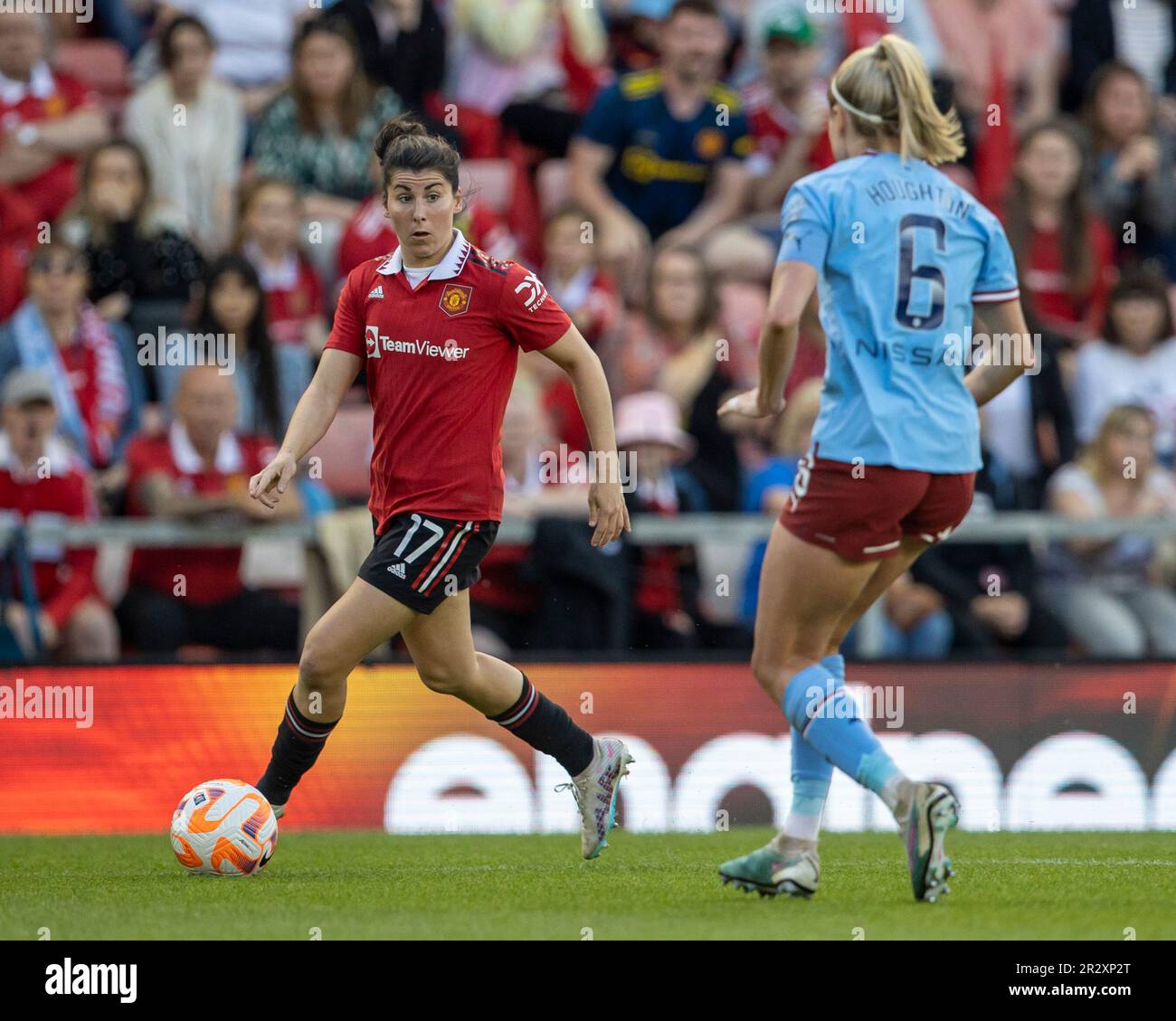 Manchester city womens steph houghton takes hi-res stock photography ...