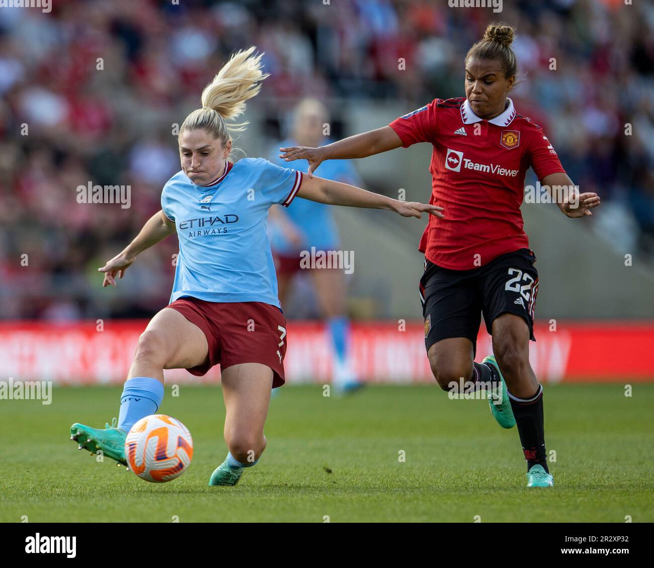 Leigh Sports Village, Manchester, UK. 21st May, 2023. Womens Super ...