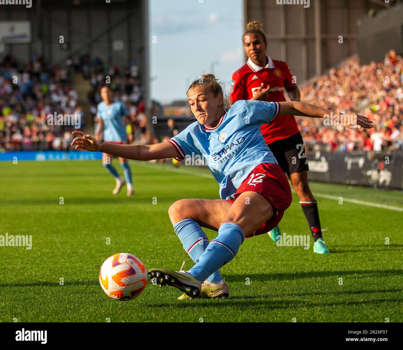 Leigh Sports Village, Manchester, UK. 21st May, 2023. Womens Super ...